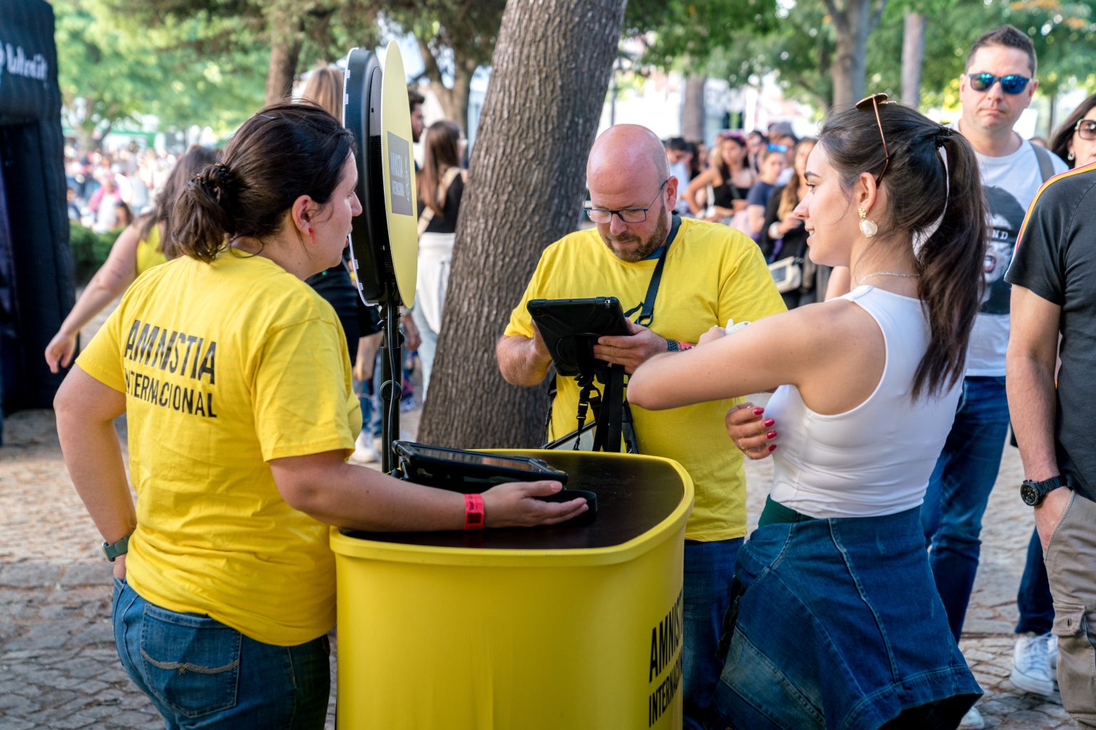 Amnistia Internacional promove campanha pela liberdade nos concertos ...